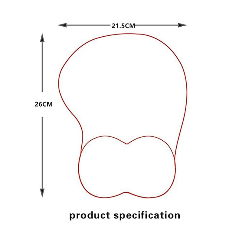 Cat Girl - 3D Mouse Pad Butt Wrist Rest Gaming Gift1 – jul3dx